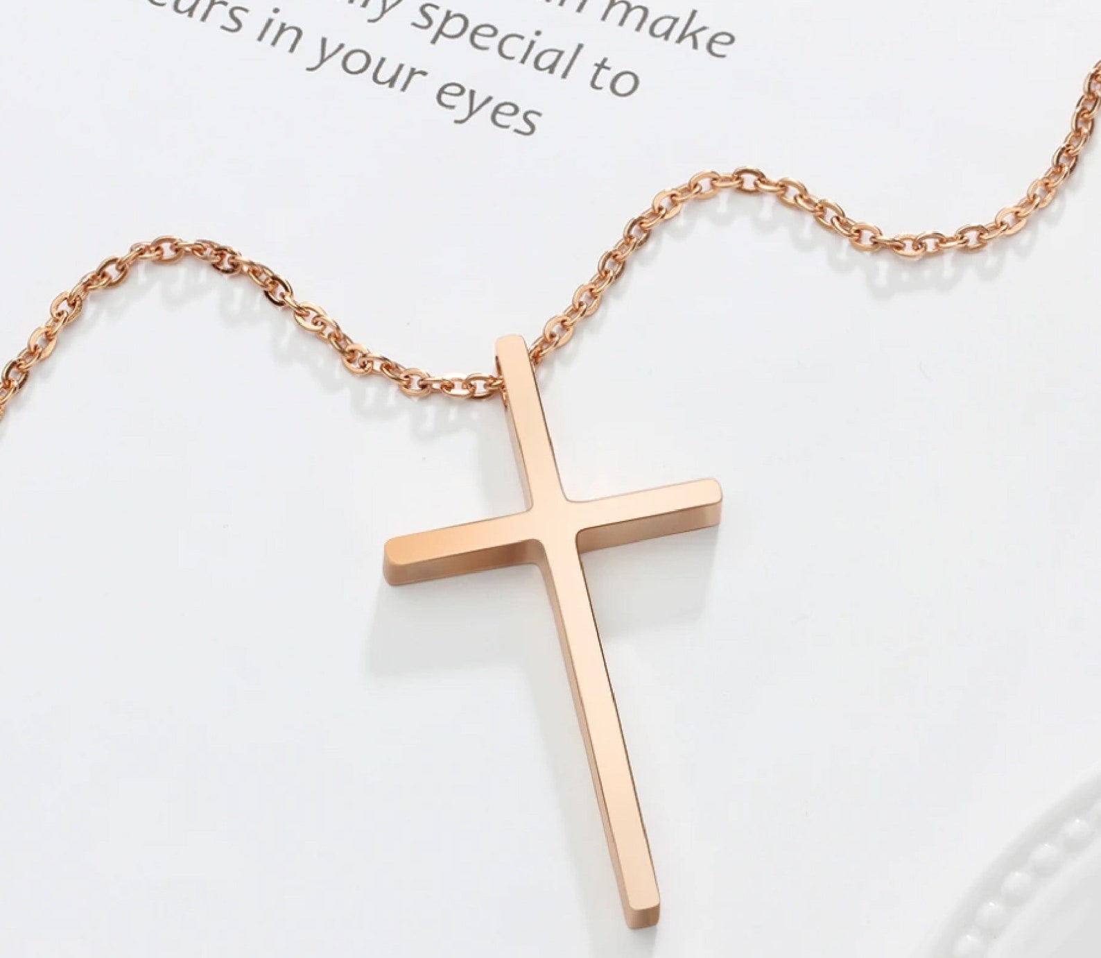 Engravable Cross Necklace Pendant and Bracelet in Silver - Etsy