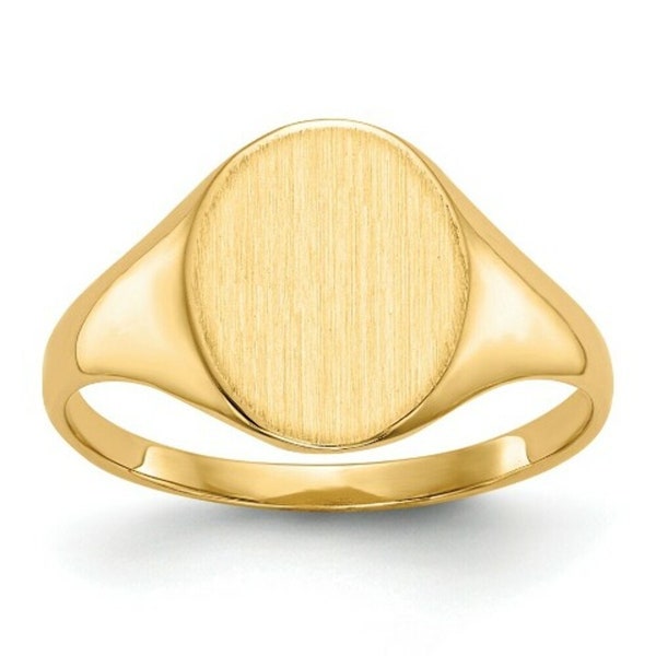 Solid Gold Signet Ring - Etsy