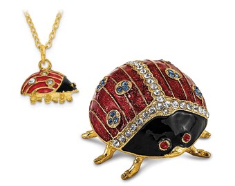 Lady Bug Trinket Box - Etsy