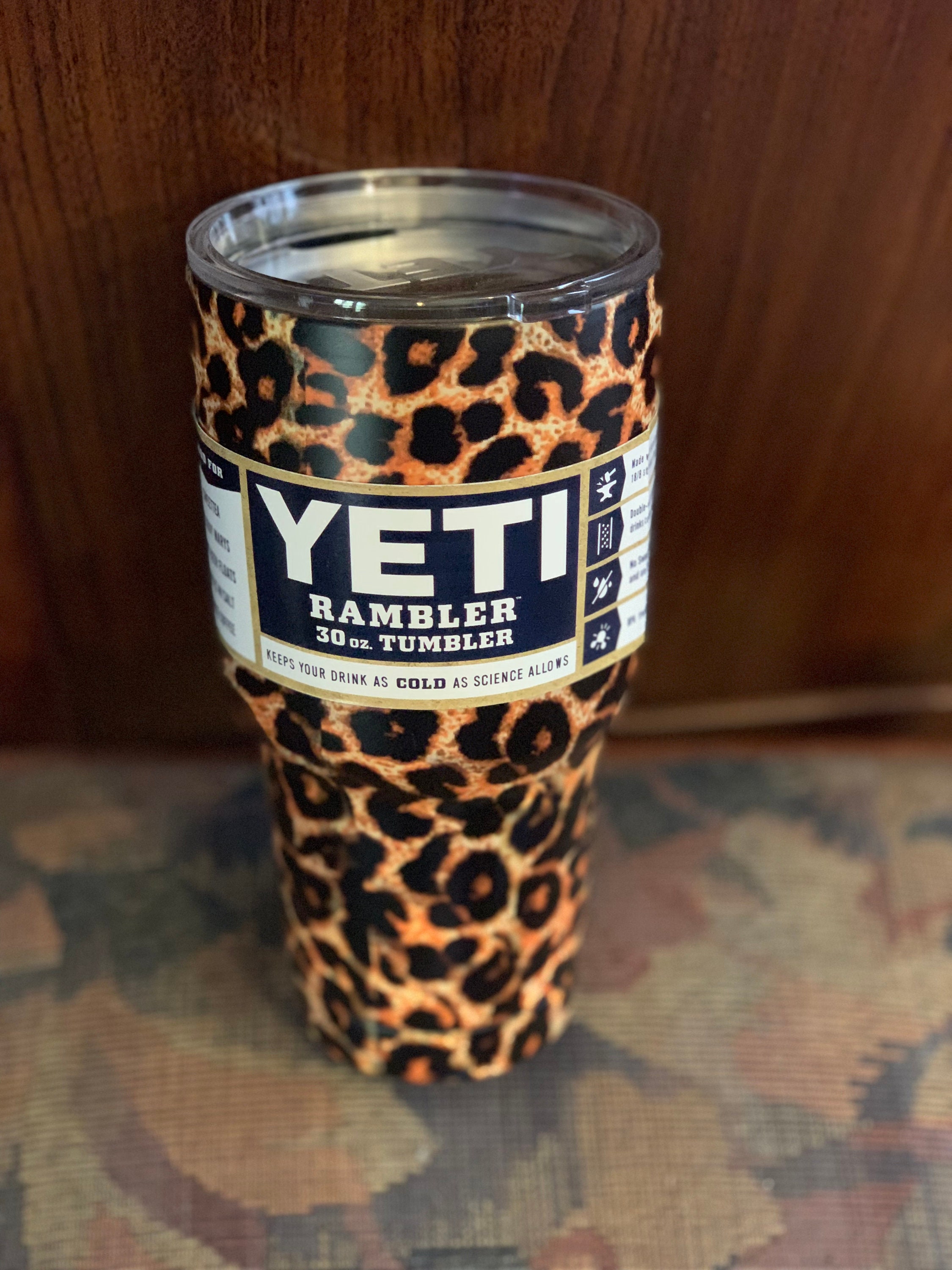 Leopard Print Yeti Cup Cheetah Yeti Tumbler Animal Print Yeti | Etsy