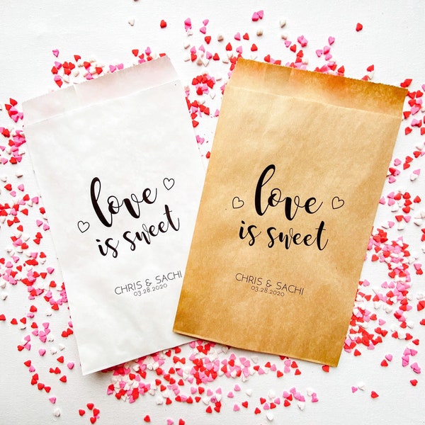 Wedding Candy Bags - Etsy