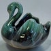 BMP Blue Mountain Pottery 5 Funny Duckling Green Drip Glaze Canadian ...