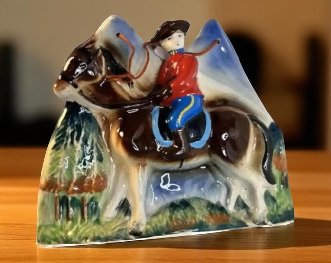 Ceramic RCMP Royal Canadian Mounted Police Musical Horse Ride Wall ...