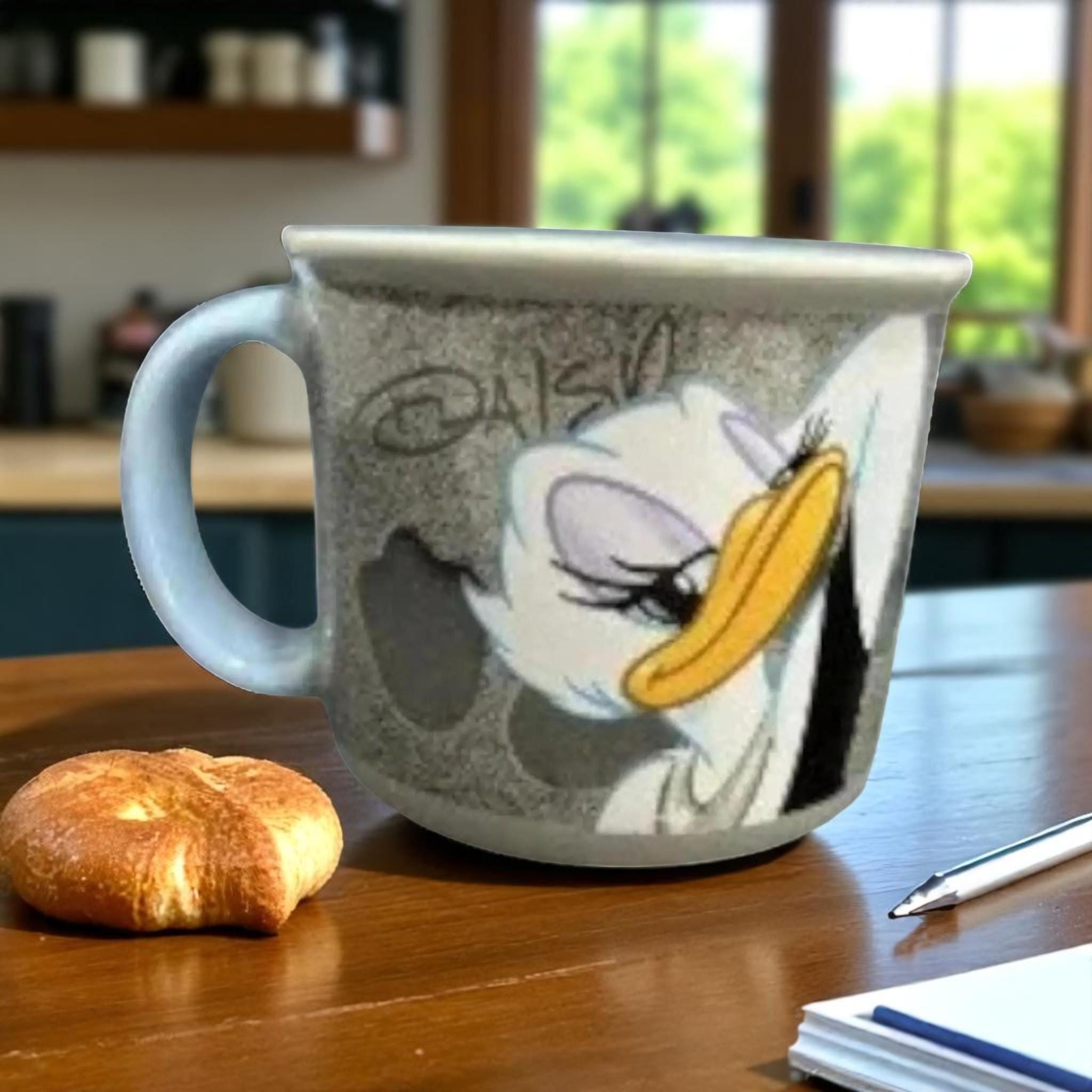 Daffy Duck and Daisy Duck Cartoon Character Coffee Mug Home Decor ...