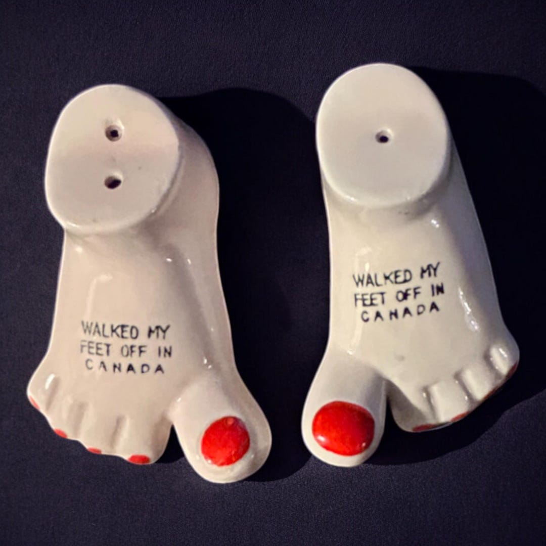 Cutsie Bare Feet With Nail Polish walked My Feet off in Canada Salt ...