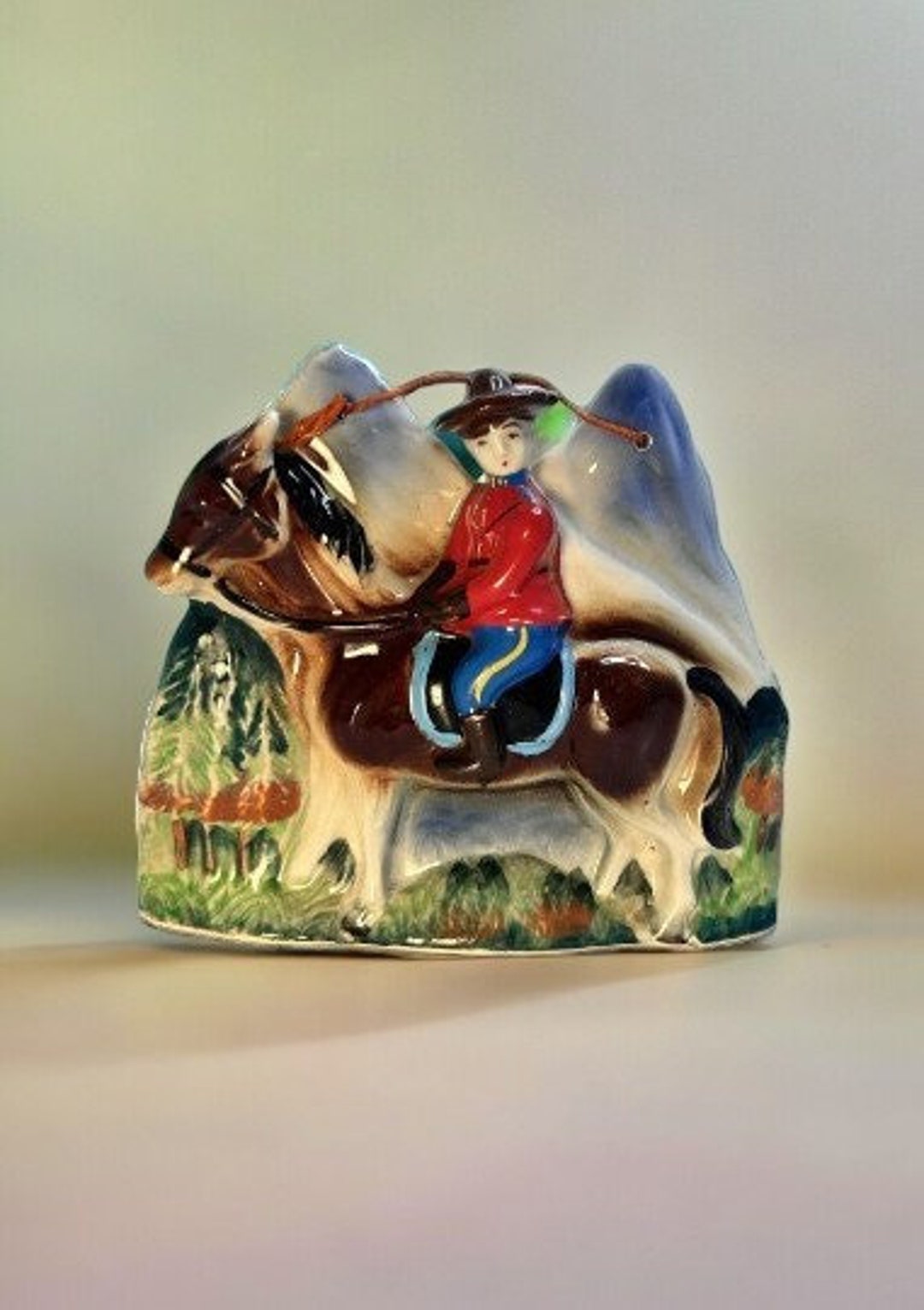 Ceramic RCMP Royal Canadian Mounted Police Musical Horse Ride Wall ...