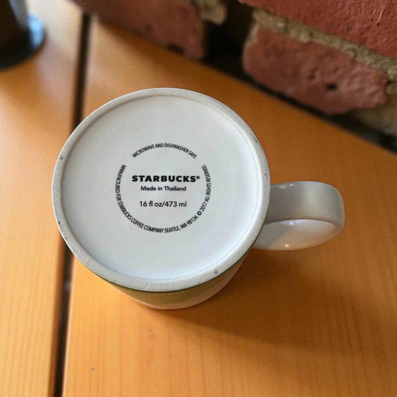 Starbucks Chiangmai Thailand Global Icon City Barista Coffee Mug Cup ...