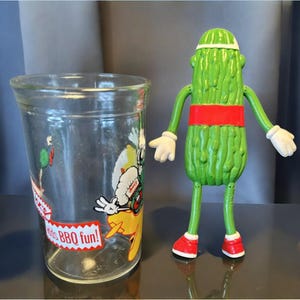 Official Advertising Icon 1980s Bick's Pickle Man Bendable Figure With ...