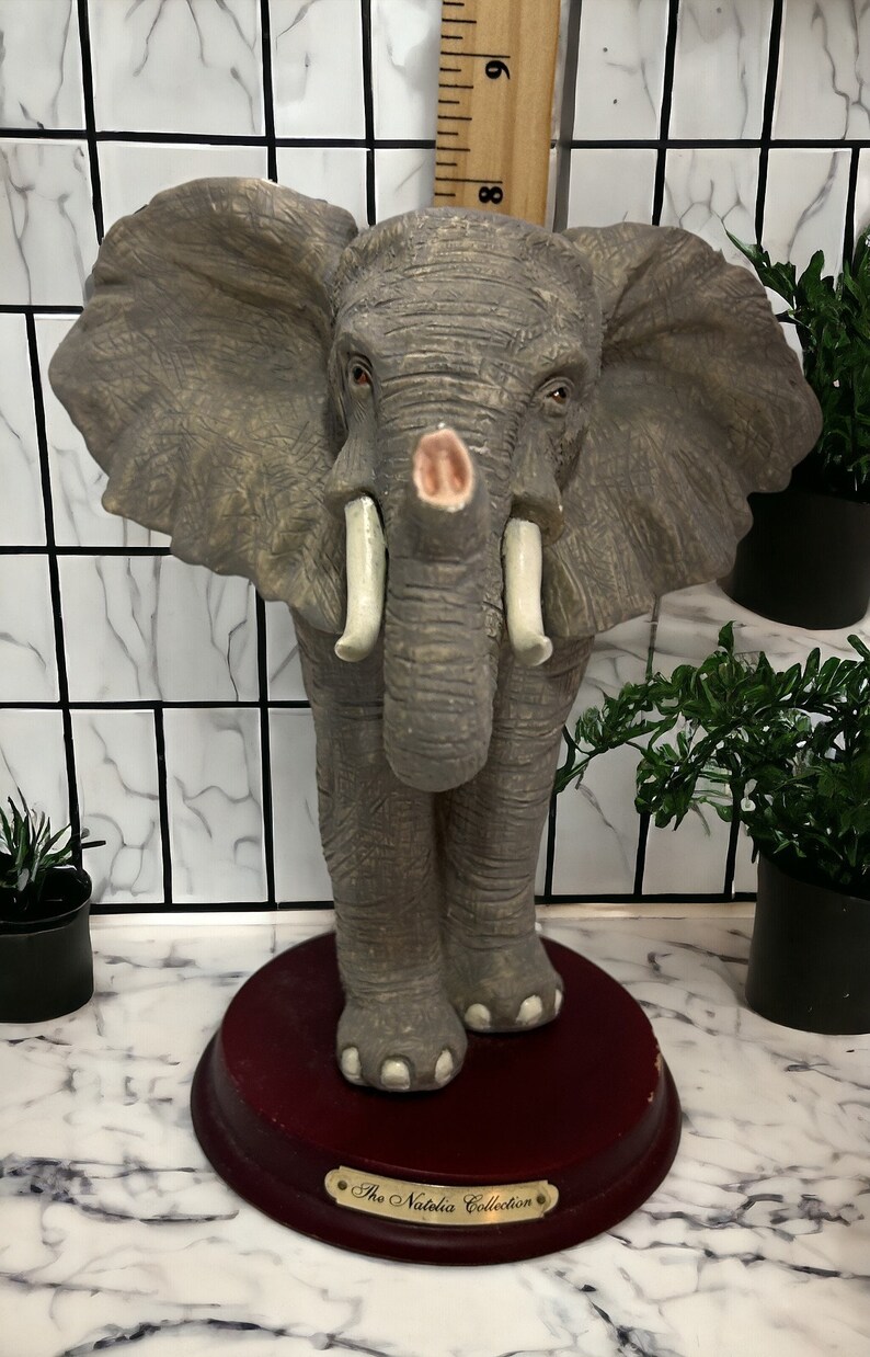 The Natelia Collection Elephant Statue Figurine Good Luck Home Decor Collectable - Etsy