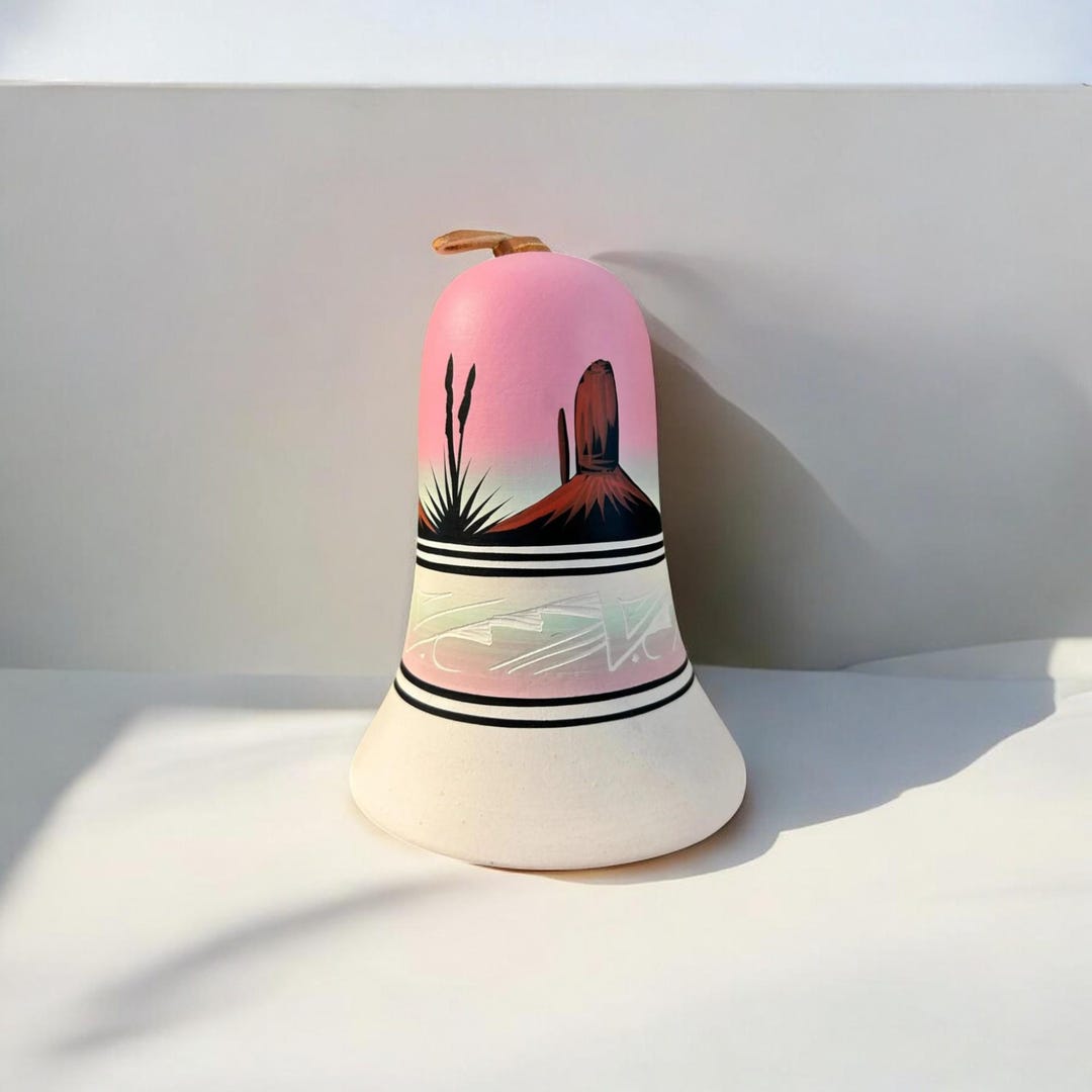 Xlarge Lyn Navajo Native American Made Handpainted Storytelling Pottery ...