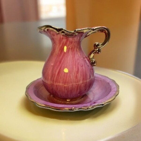 Lusterware Pitcher - Etsy