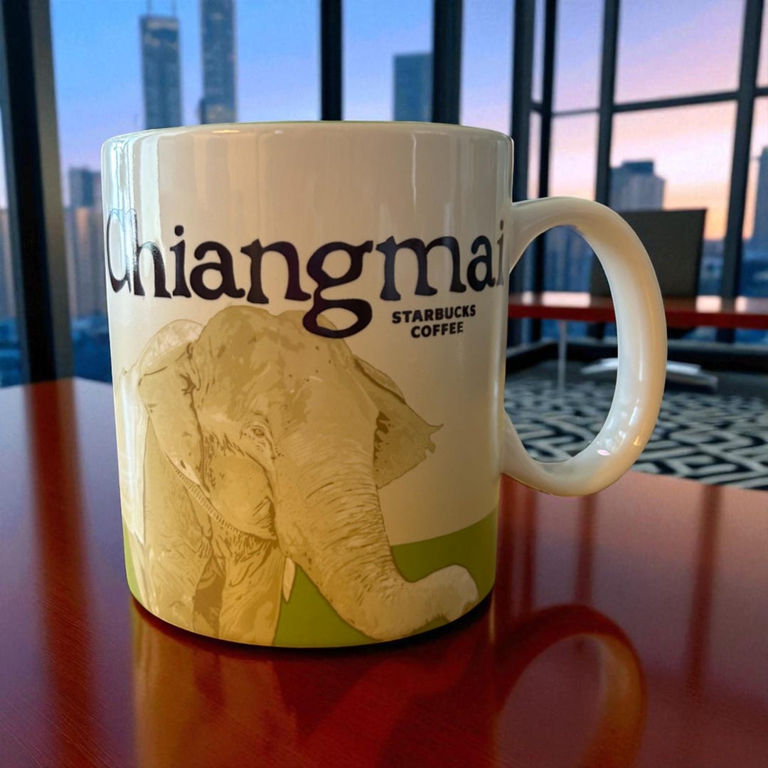 Starbucks Chiangmai Thailand Global Icon City Barista Coffee Mug Cup ...