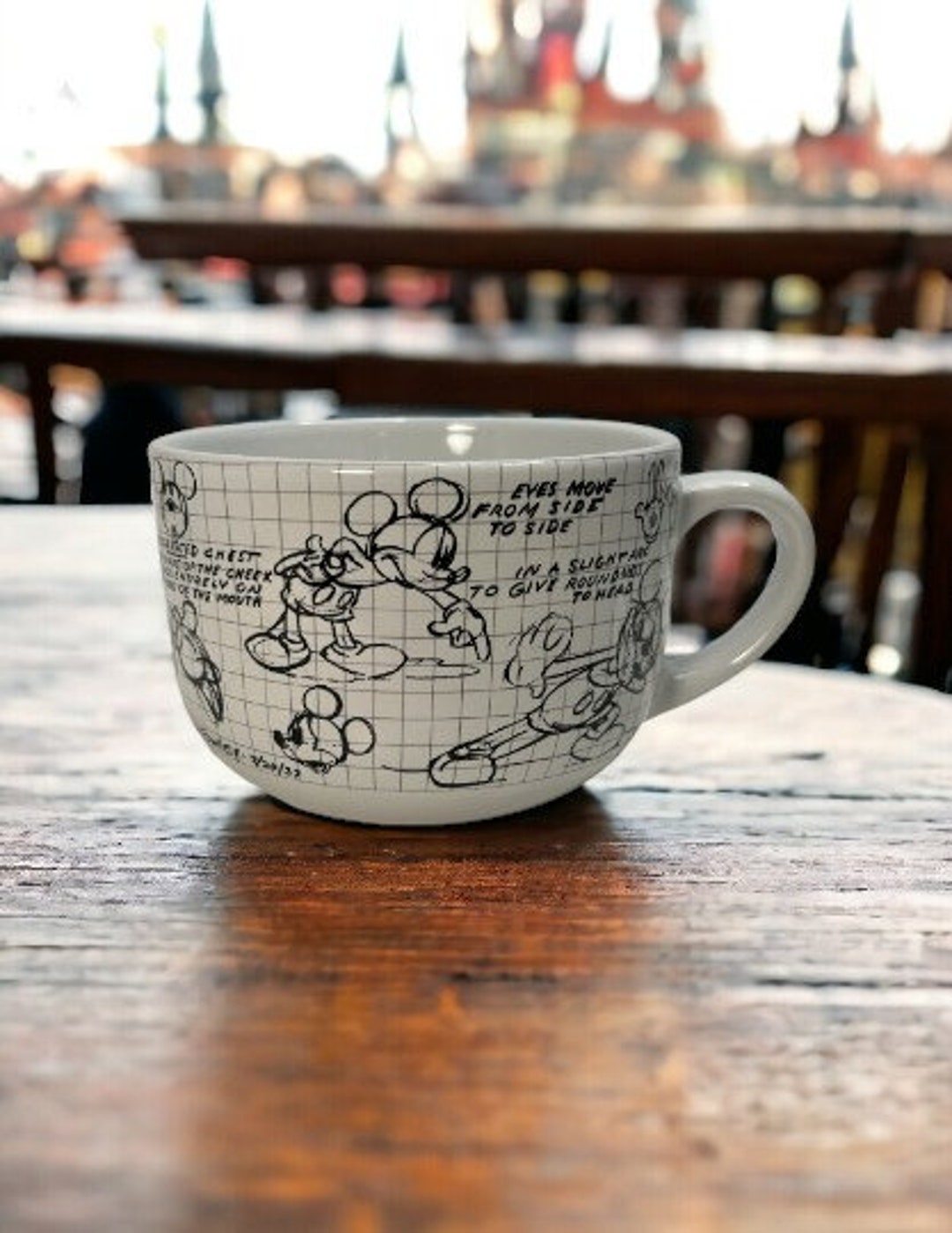 Walt Disney Mickey Mouse Don Towsley Sketch Book Coffee Mug Home Decor ...