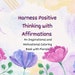 60 Positive Affirmations Floral PDF Digital Download Coloring Book ...