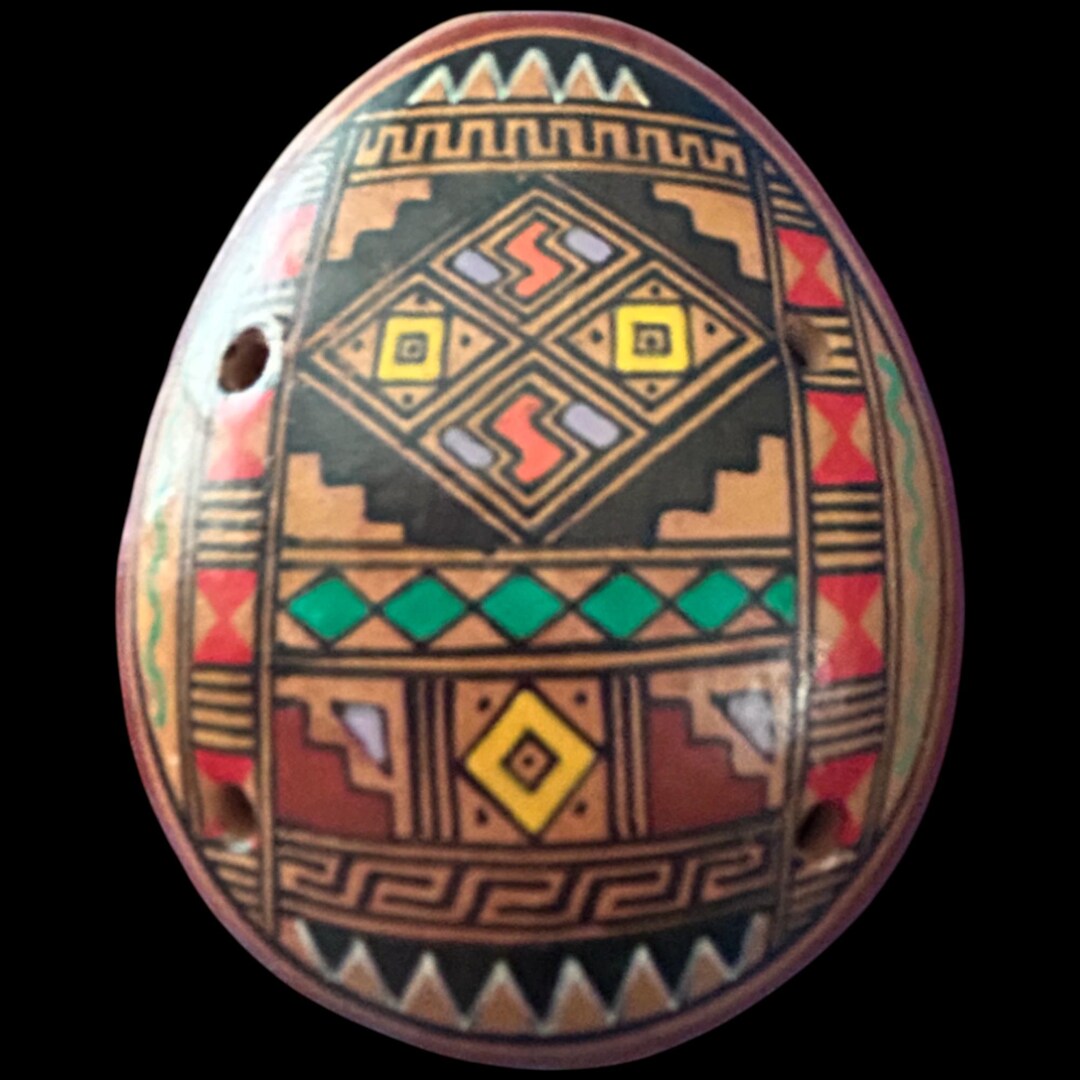 Peru Andean Wind Flute Terra Cotta Clay Ocarina Peruvian Musical ...