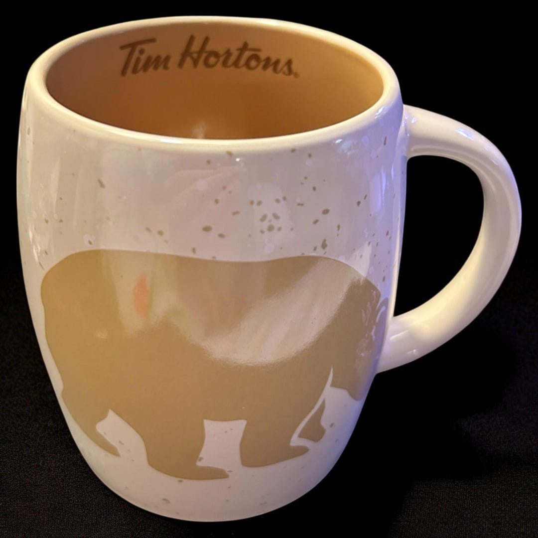 Tim Hortons 2016 Limited Edition Bear Canada Ceramic Coffee Cup Tea Mug ...