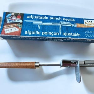 Phentex Adjustable Punch Needle - Vintage Rug Making Tool Home Decor ...