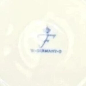 Furstenberg German Porcelain Pin Bowl Plate Bone China Florals Gold ...