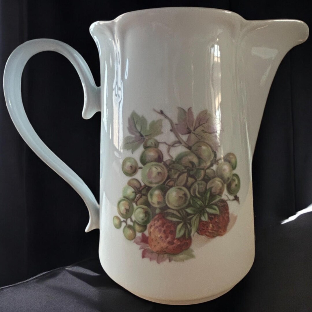1950s Jlmenau Graf Von Henneberg Porcelain Pitcher Water Jug German ...