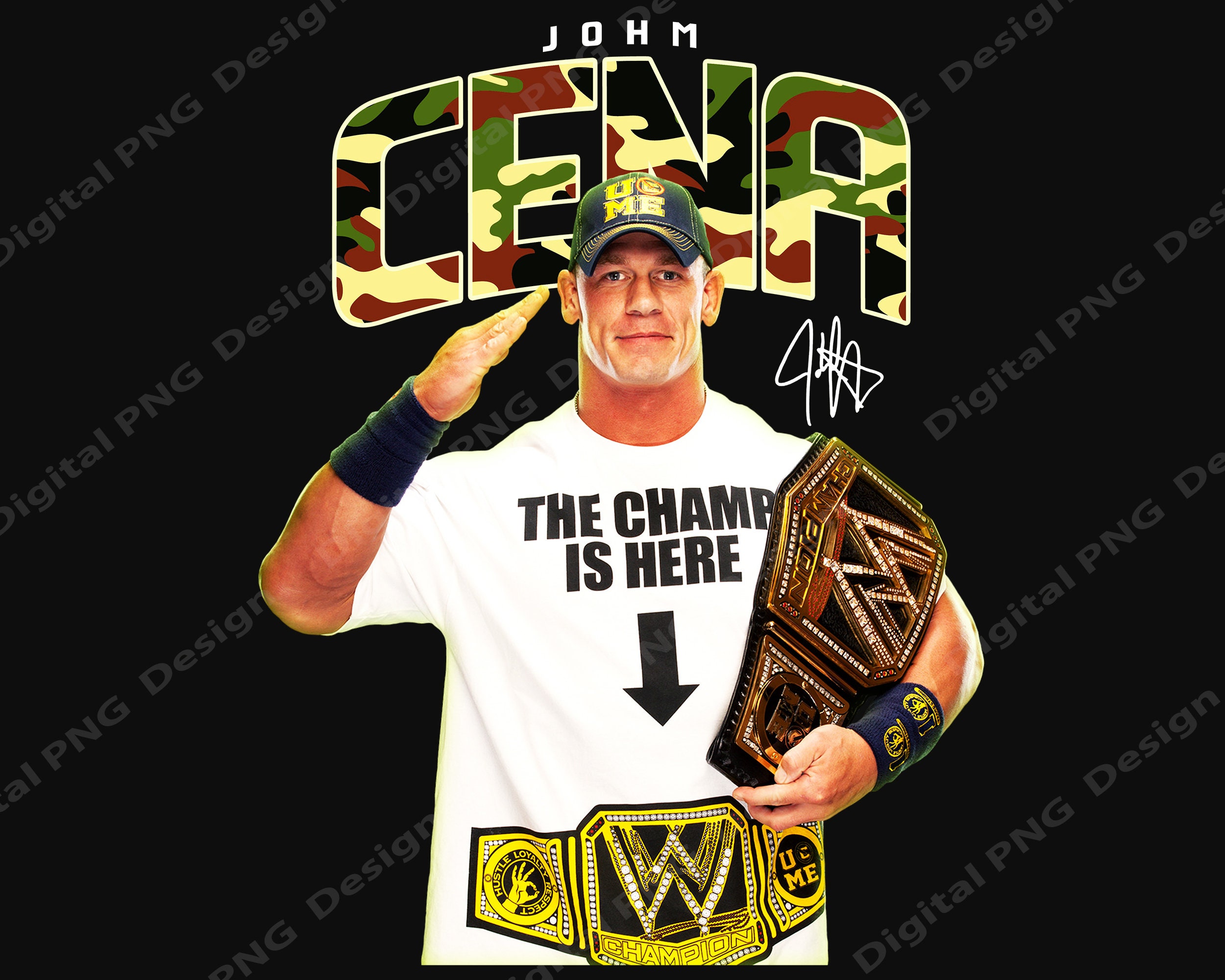 JOHN CENA WWE Png , Instant Download, Digital Files Png - Etsy