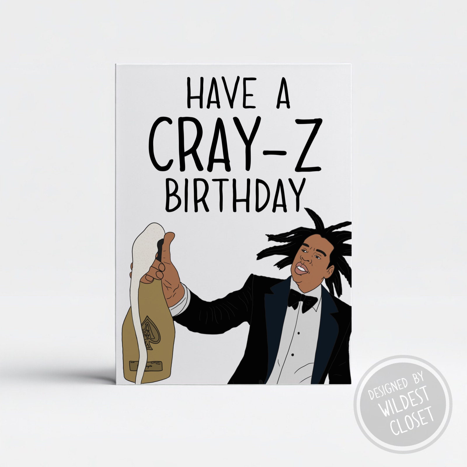 Have A Cray-z Birthday Greeting Card Happy Birthday - Etsy