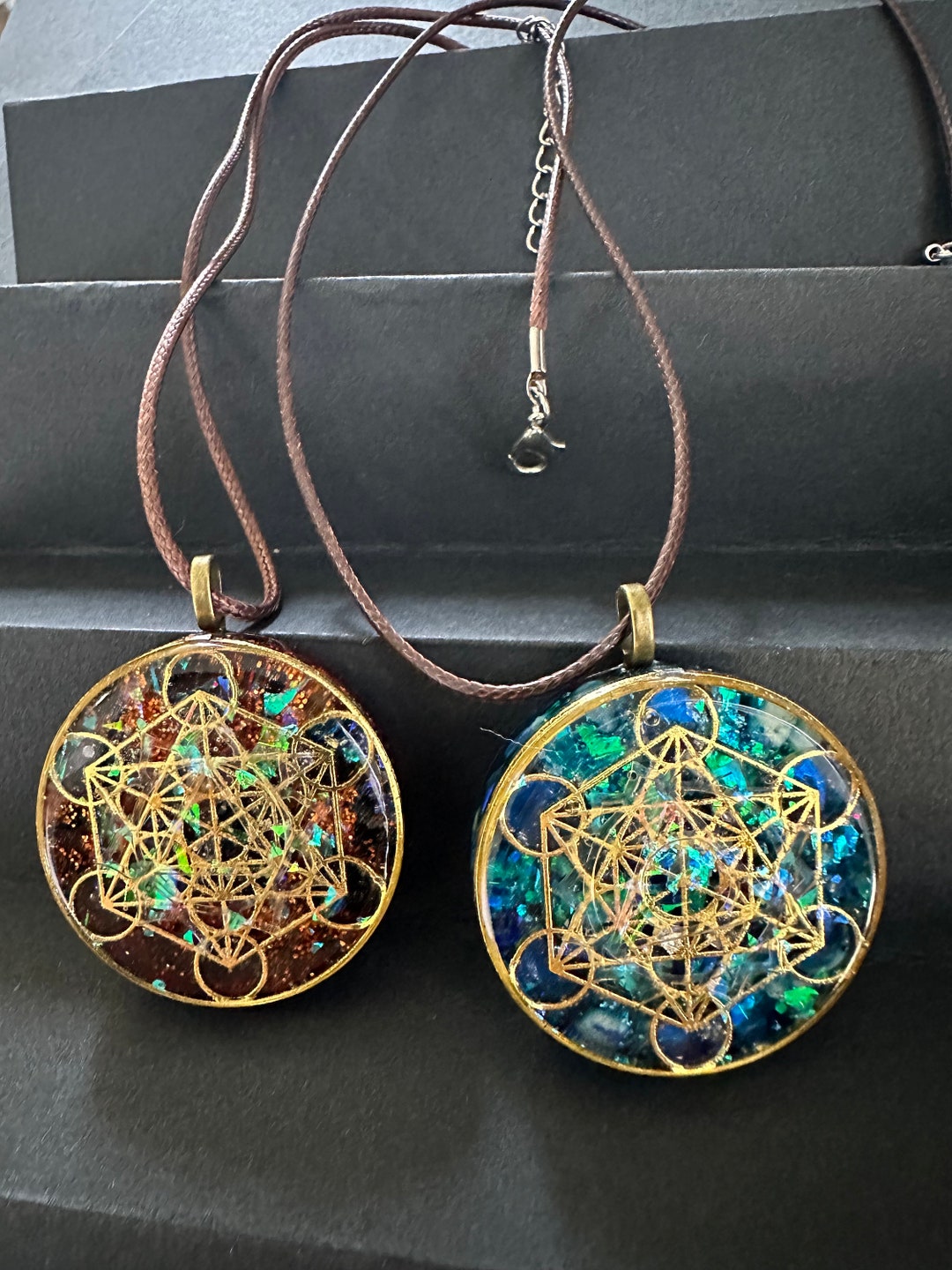 Metatron Orgonite Pendant Bundle: Archangel Necklace, Crystal Healing ...