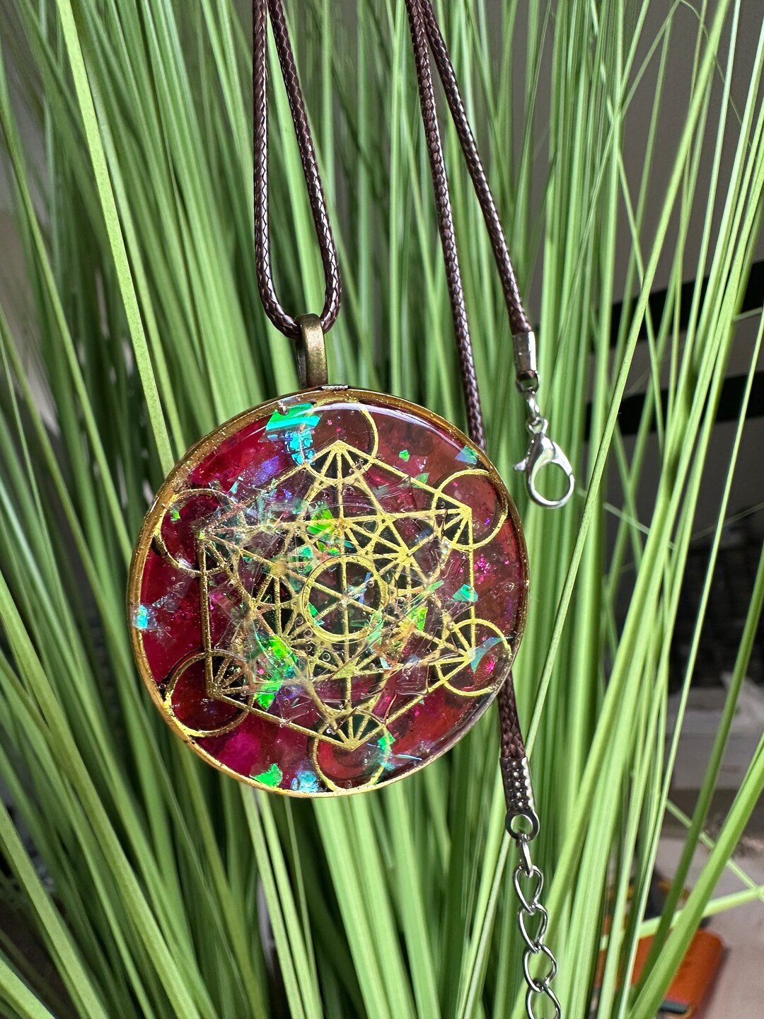 Metatron Orgonite Pendant/metatron Necklace/archangel Metatron Necklace ...