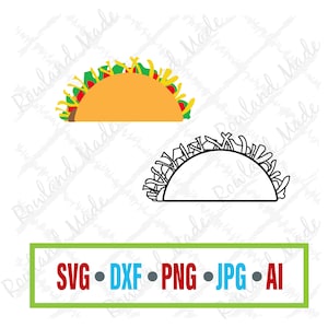 Taco SVG - Etsy