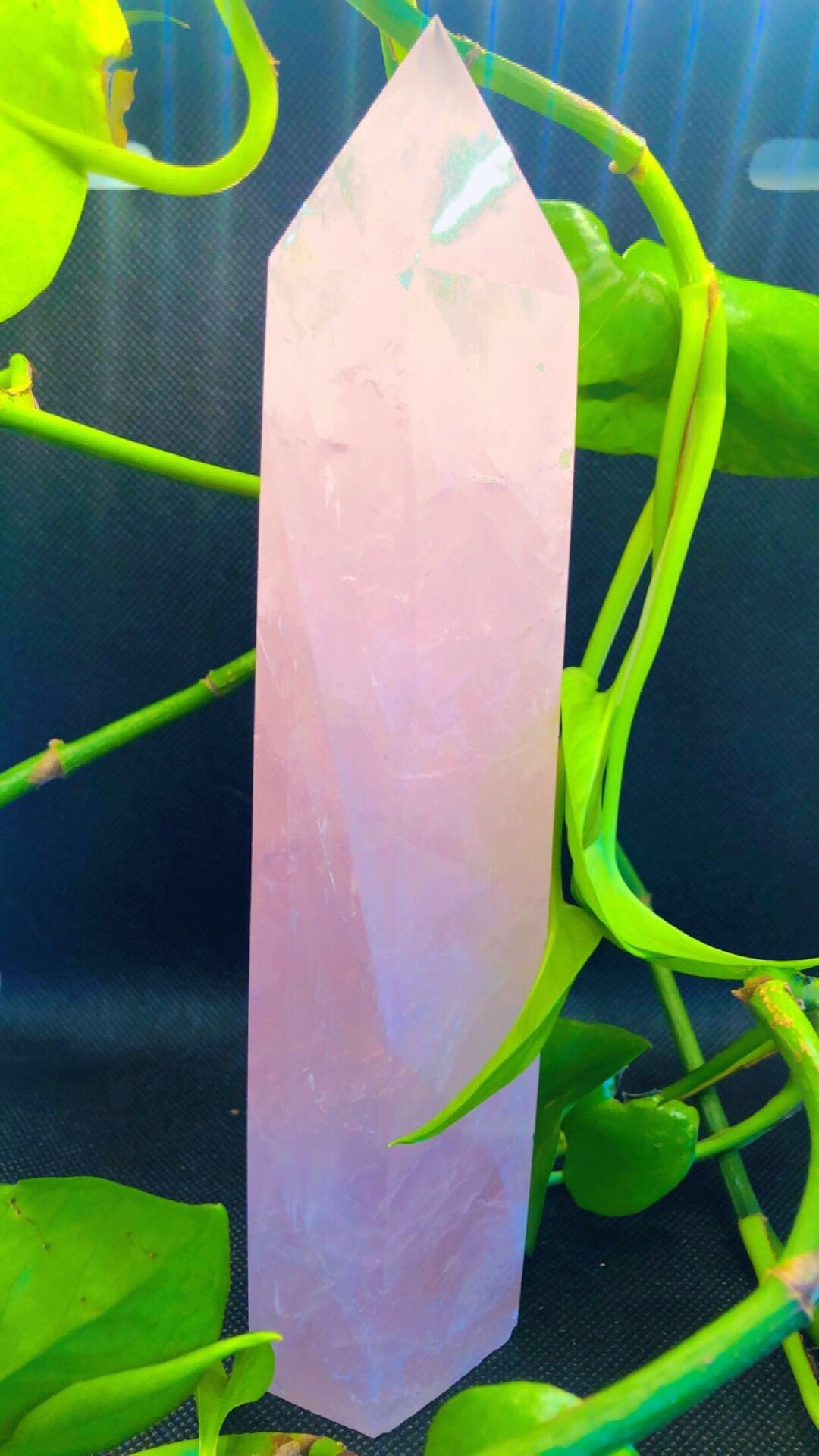 XL Rose Quartz Tower Towers Quartz Rose Quartz Tower High Quality Rose ...