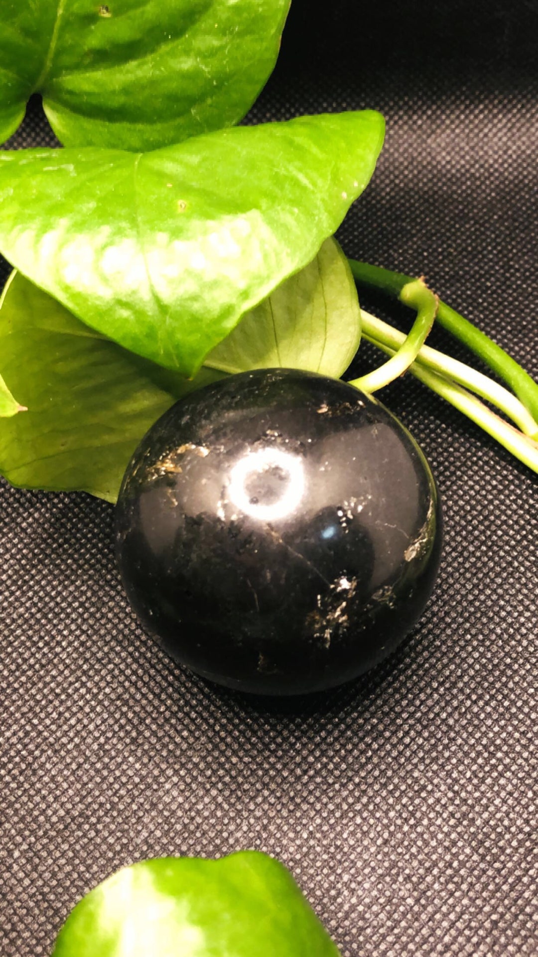 Black Tourmaline Sphere Small Black Tourmaline Protection Stone Black ...