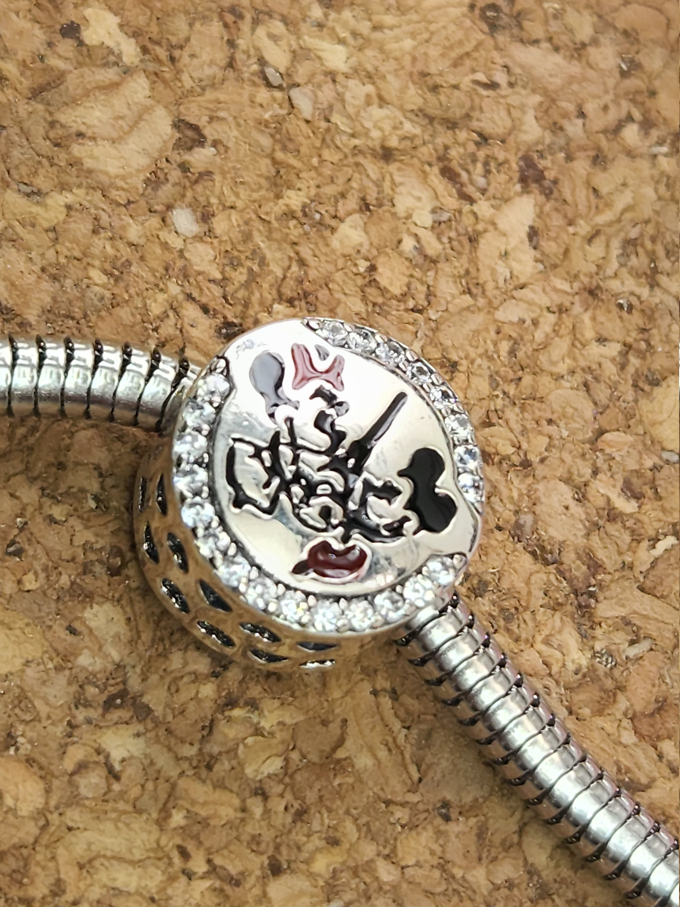 S925 Sterling Silver Disney Mickey Mouse Minnie Mouse Bride Groom ...