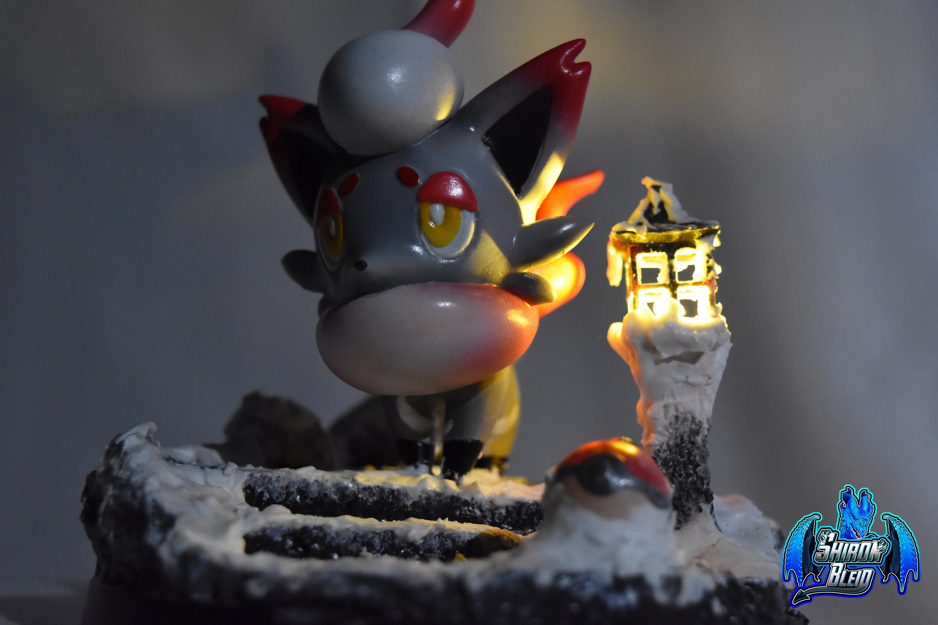 Figure Hisuian Zorua Diorama 3D Print Inspired - Etsy Canada