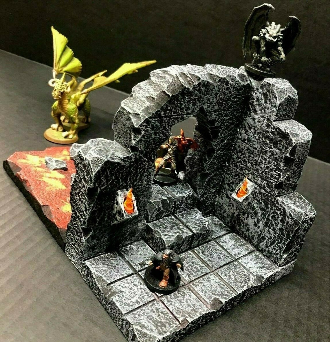 Dungeon Lava Entrance Set Dungeons and Dragons Pathfinder Dnd | Etsy