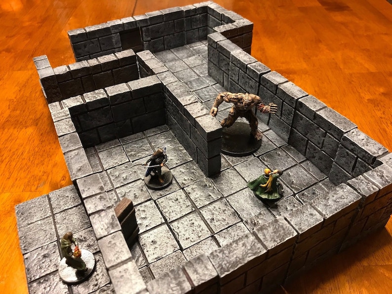Dungeon Big Modular Tile Set 28mm Dungeons & Dragons - Etsy