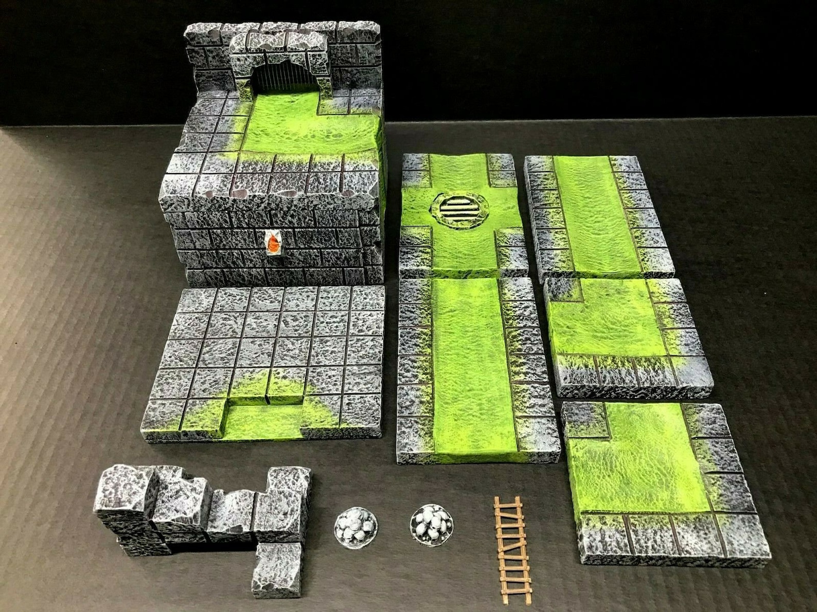 Big Dungeon Sewer Set Terrain 28mm Wargaming Dungeons & Dragons ...