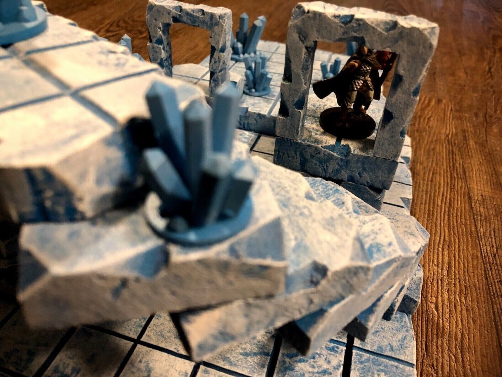 Ice Cavern Terrain Tile Modular Set Dungeons & Dragons Pathfinder Dnd ...