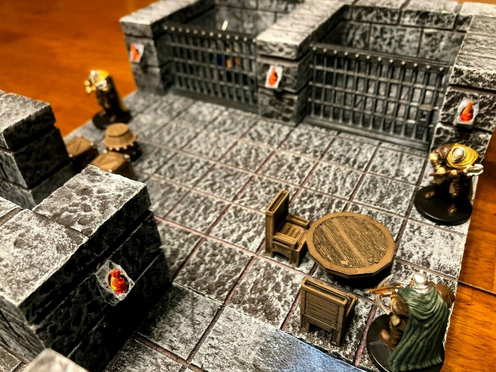 Big Dungeon Terrain Modular Set Wargame Scenery Dungeons & - Etsy