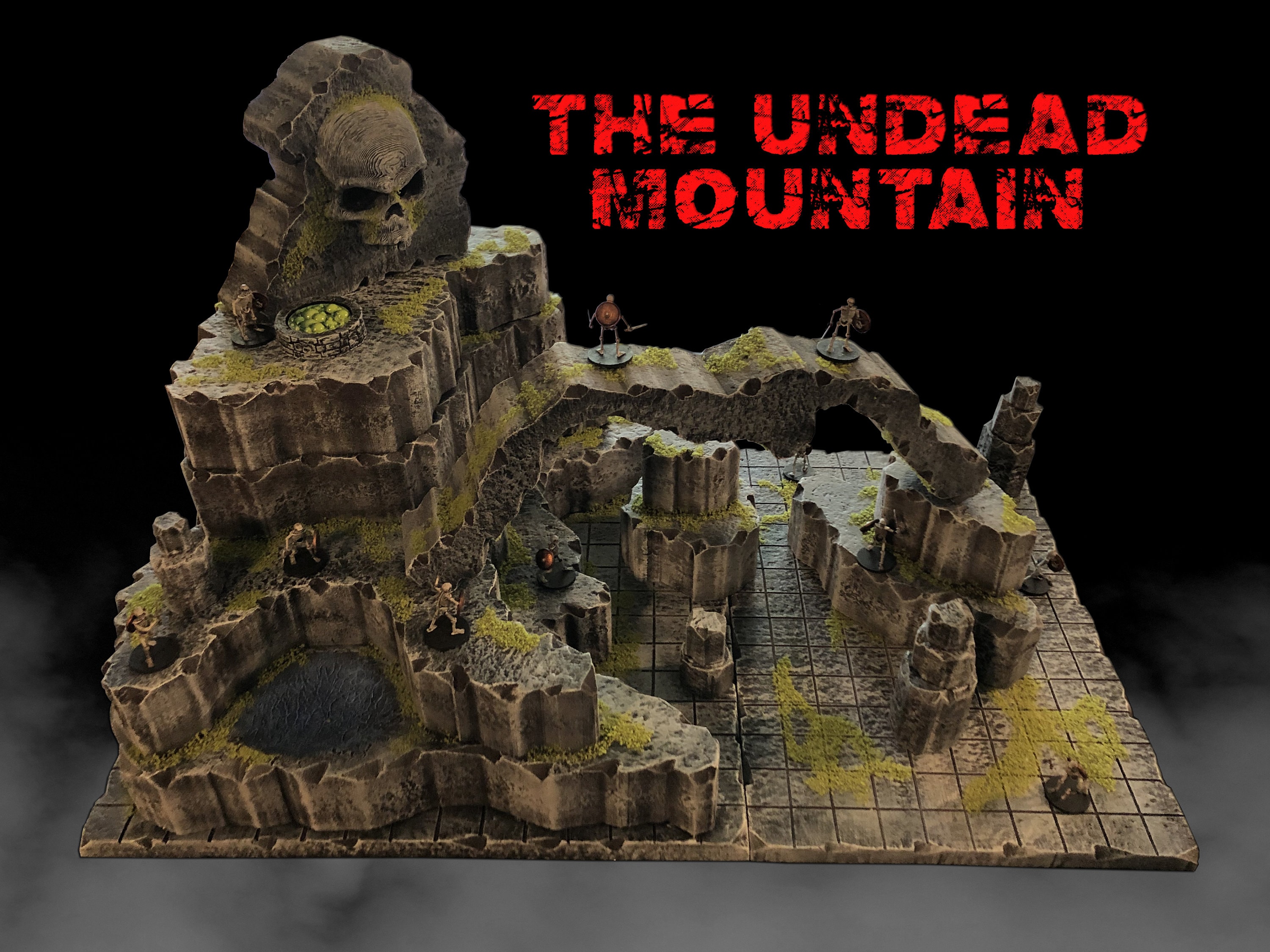 Big Underground Dungeon Set Terrain 28mm Dungeons & Dragons Pathfinder ...