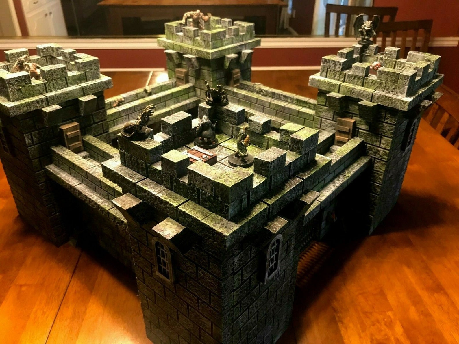 Big Dungeon Castle Set Terrain 28mm Dungeons & Dragons Pathfinder ...