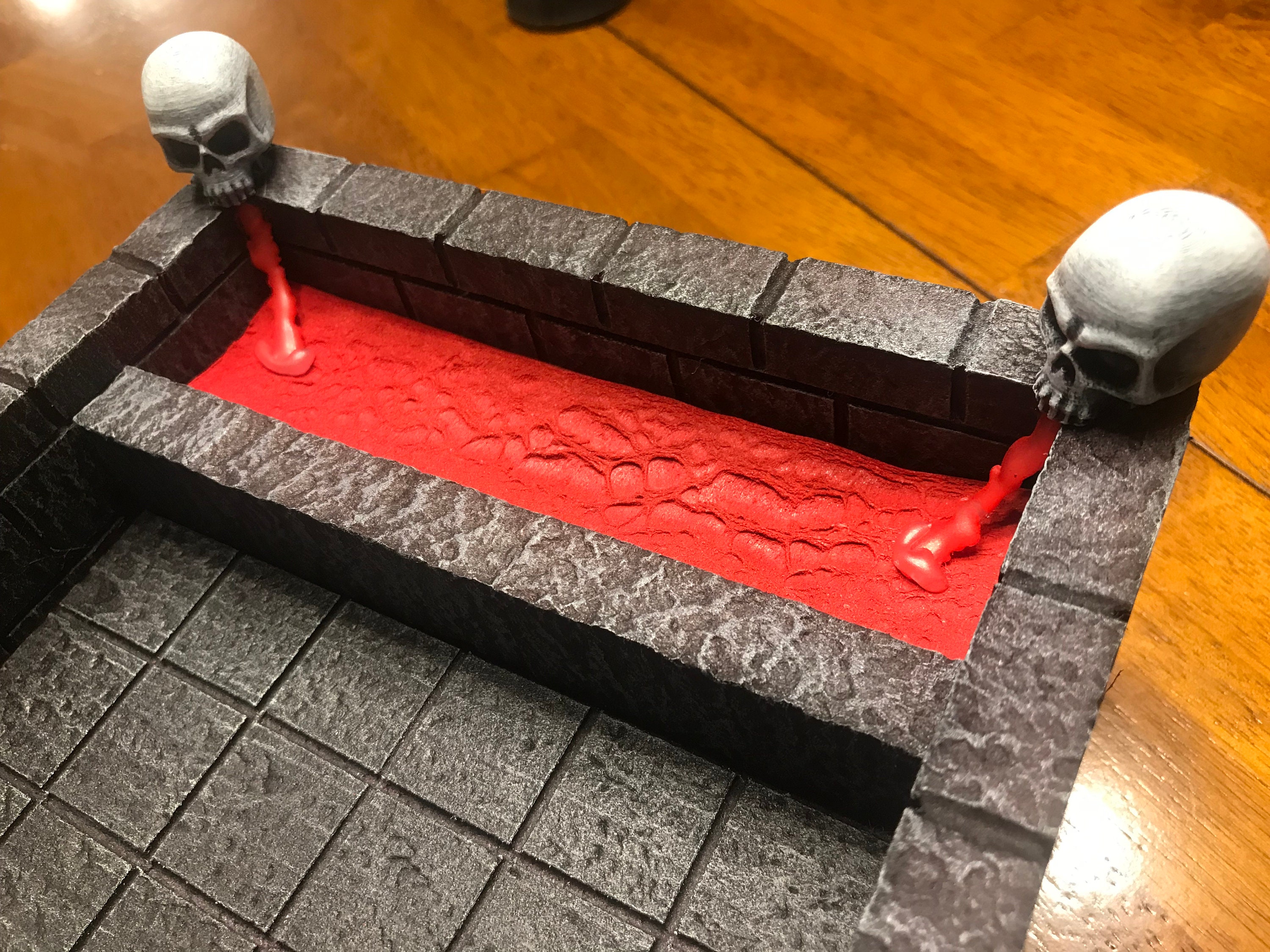 Dice Tray Dungeon Chunks Dungeons and Dragons Pathfinder D&d | Etsy