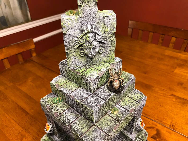Aztec Temple Ruin Set 28mm Dungeons and Dragons Pathfinder D&d Terrain ...