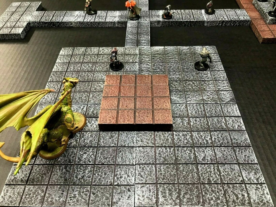 Dungeon Tile Modular Expansion Set 2 Dungeons & Dragons - Etsy