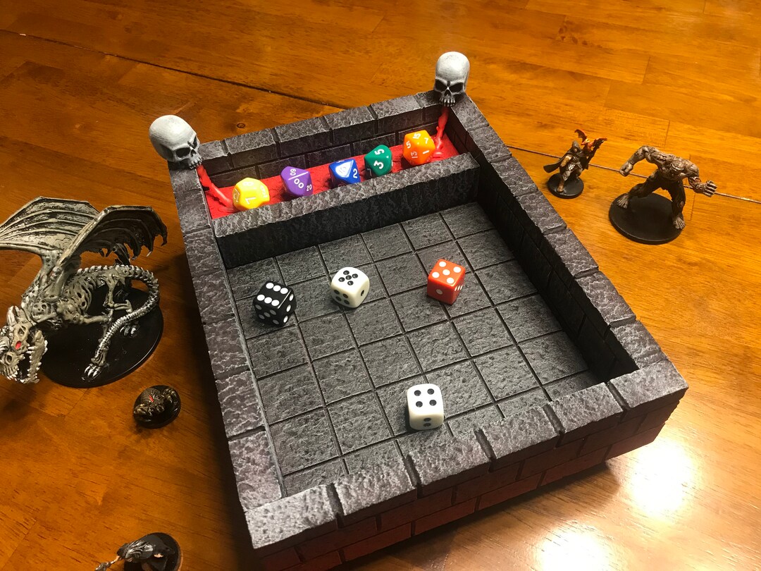 Dice Tray Dungeon Chunks Dungeons and Dragons Pathfinder D&d Terrain ...