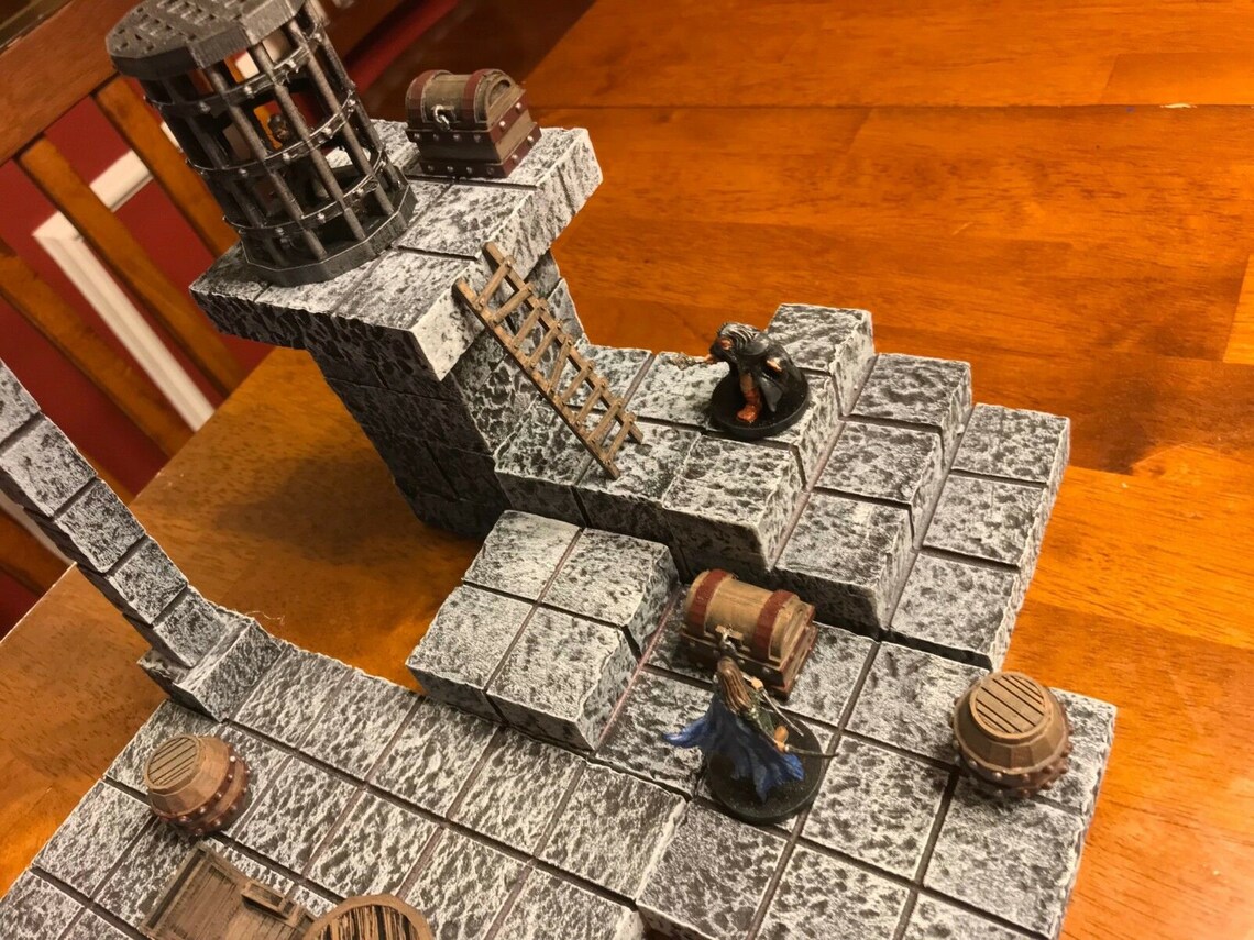 Dungeon Furniture Accessories Set 28mm Terrain Dungeons & - Etsy