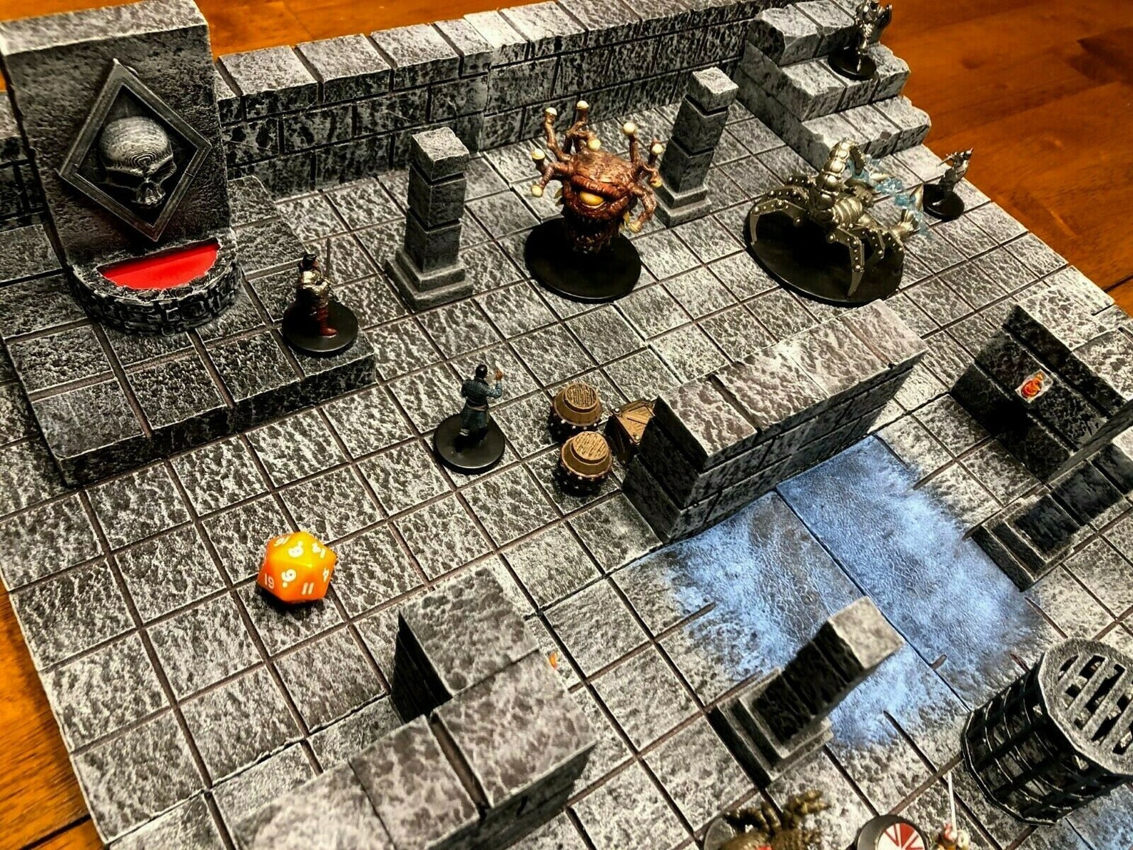 Big Dungeon Terrain Modular Set Wargame Scenery Dungeons & - Etsy