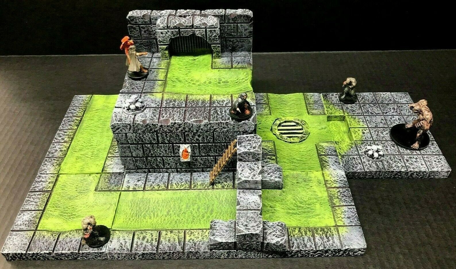 Big Dungeon Sewer Set Terrain 28mm Wargaming Dungeons & Dragons ...