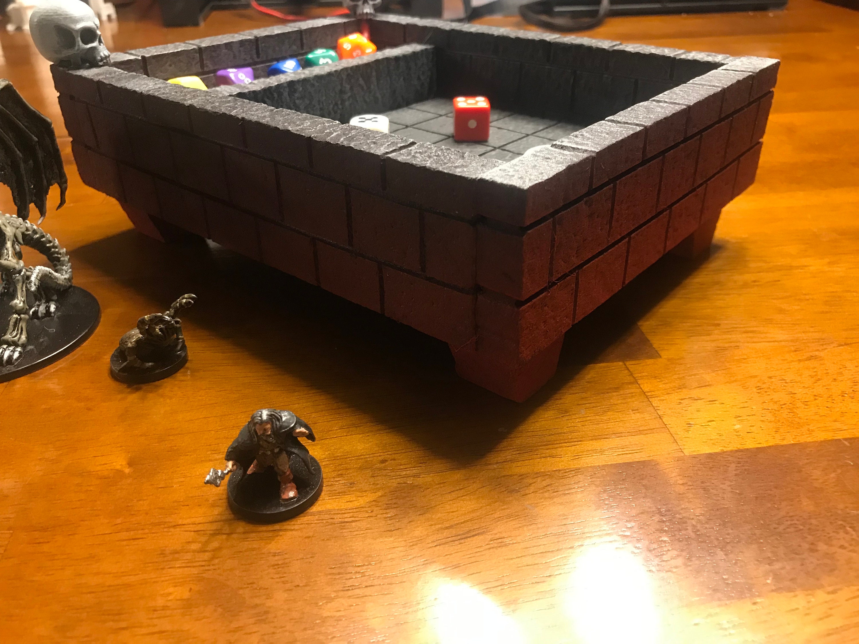 Dice Tray Dungeon Chunks Dungeons and Dragons Pathfinder D&d | Etsy