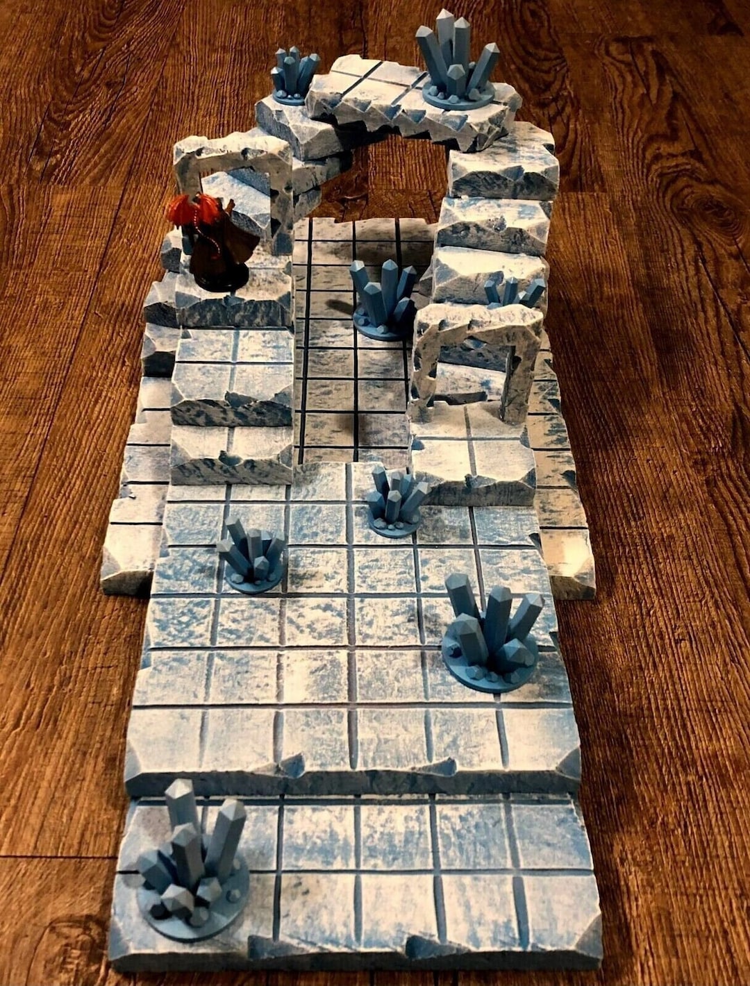 Ice Cavern Terrain Tile Modular Set Dungeons & Dragons Pathfinder Dnd ...