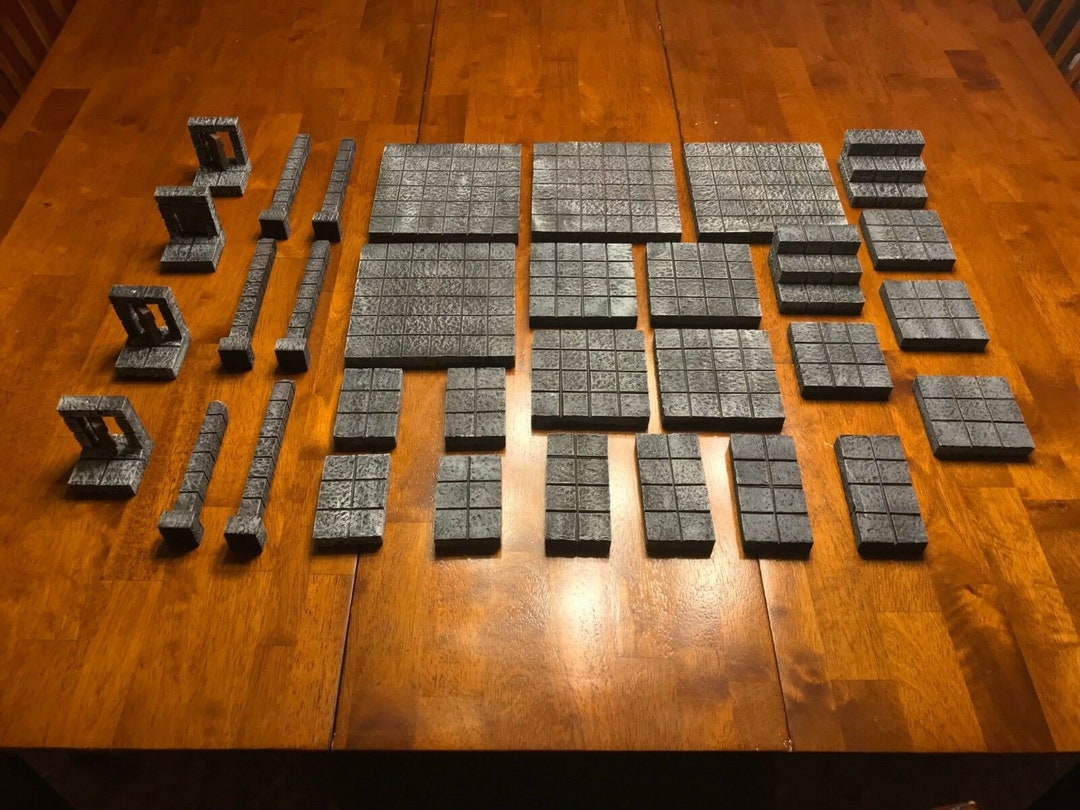 Big Dungeon Tile Modular Expansion Set Dungeons & Dragons Pathfinder ...
