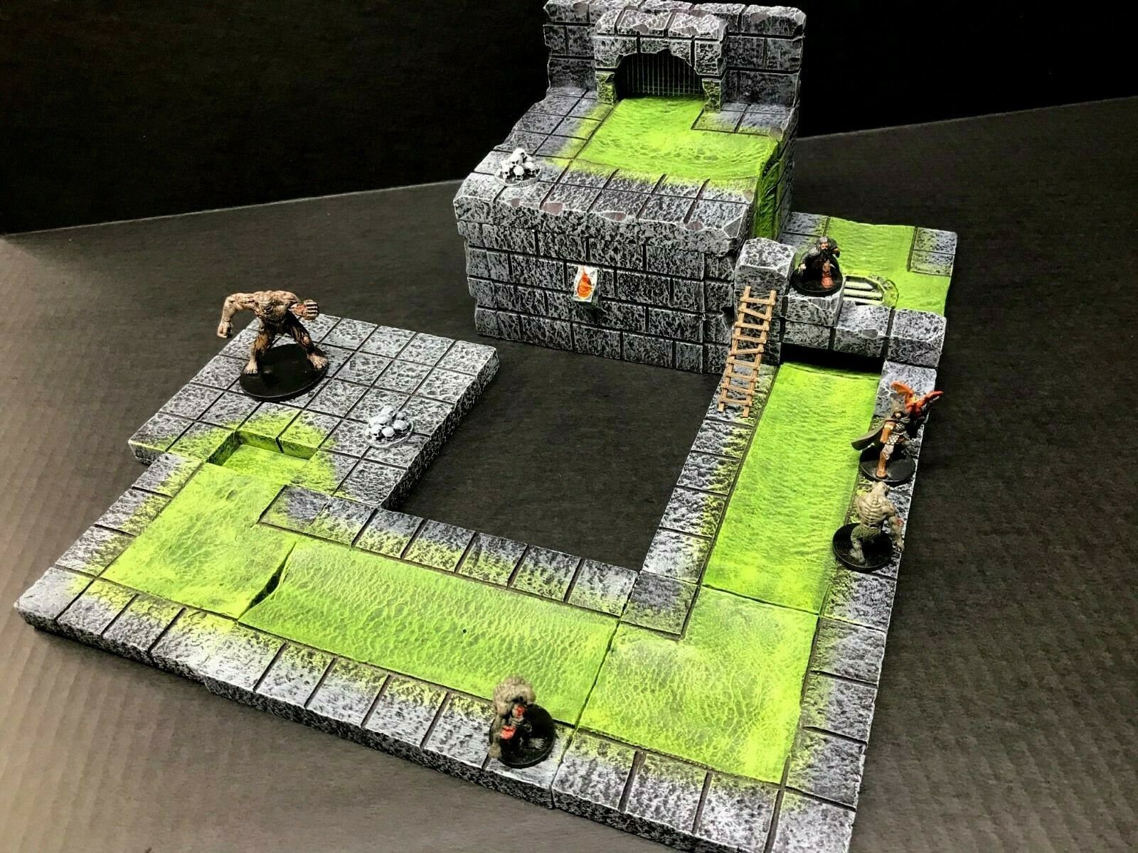 Big Dungeon Sewer Set Terrain 28mm Wargaming Dungeons & Dragons ...